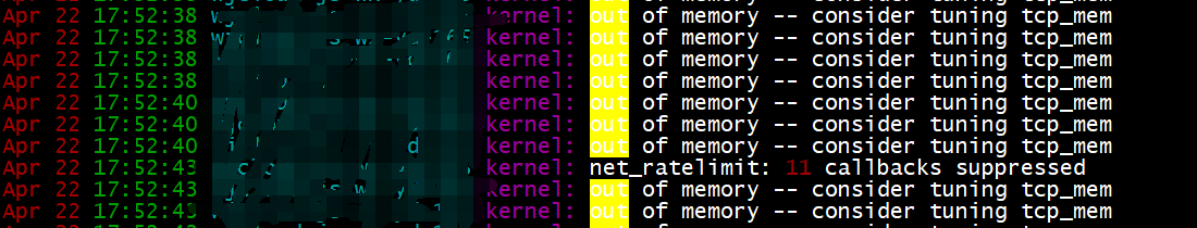 kernel: TCP: out of memory -- consider tuning tcp_mem 问题处理记录_tcp outofmemory-CSDN博客