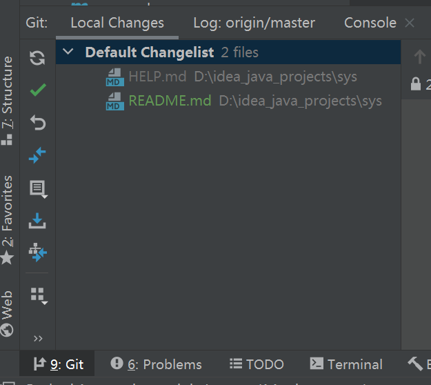 IDEA Version Control 窗口 local changes显示_version control的local changes-CSDN博客