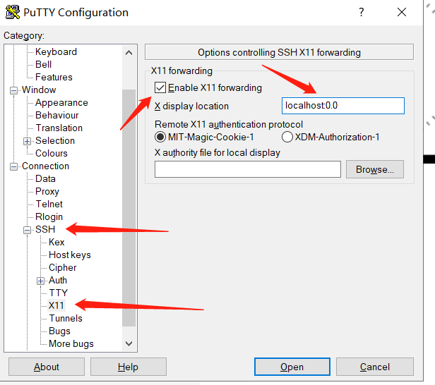 XShell利用X11转发图形化界面教程_xshell x11-CSDN博客