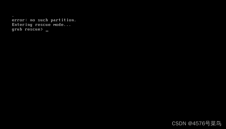 【linux玩机记录】Centos error：no such partition_centos7 提示error:no such partition-CSDN博客