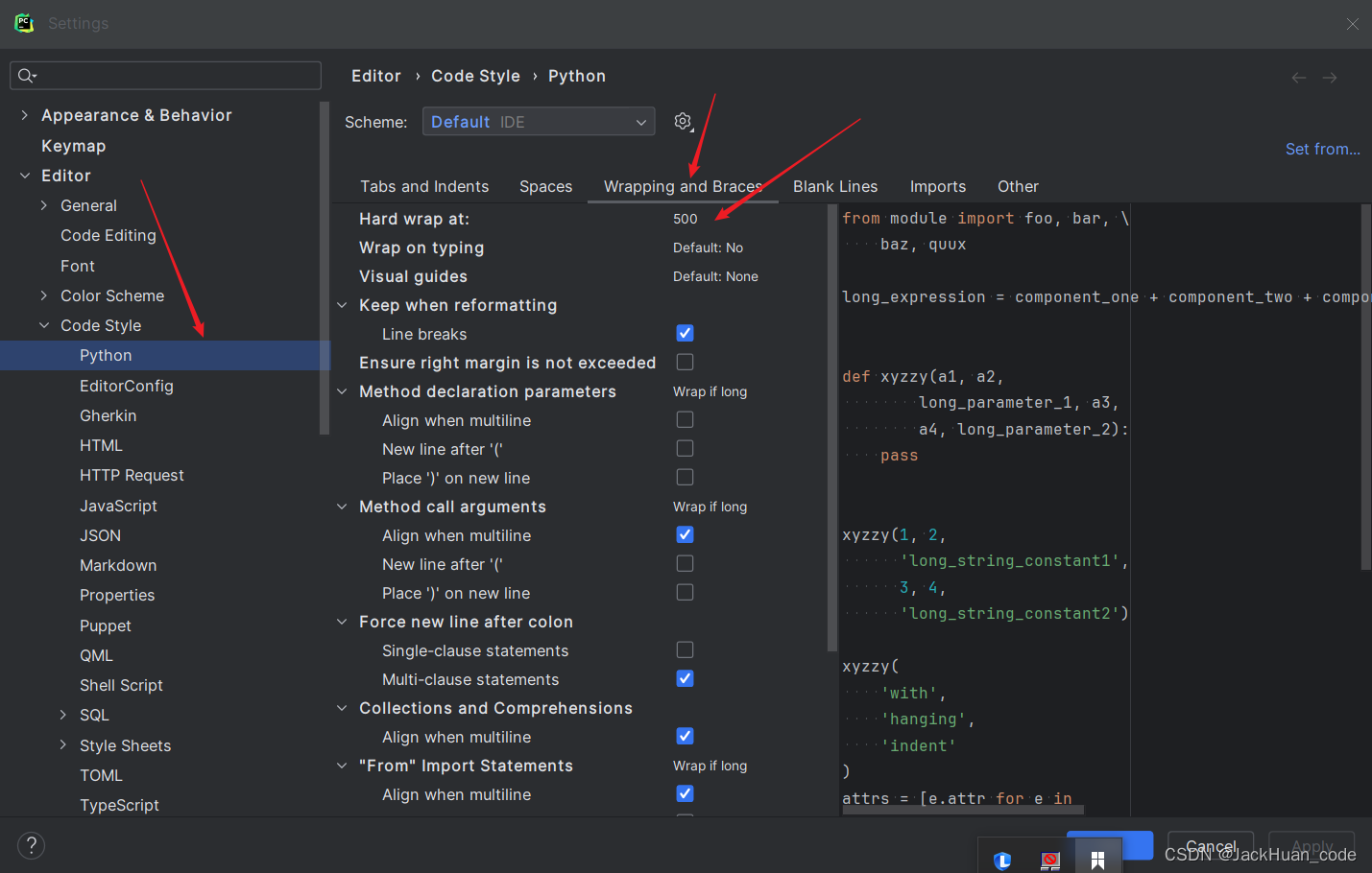 PyCharm 代码风格调整_pycharm 代码美化-CSDN博客