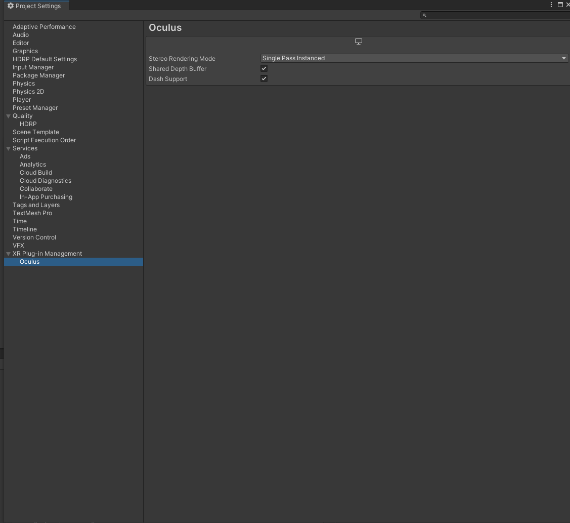 D3D11 is currently the only graphics API compatible with the Oculus XR ...