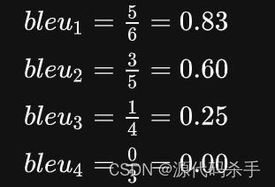 一个实例彻底理解Transformer模型中的BLEU值评价指标_transformer bleu-CSDN博客