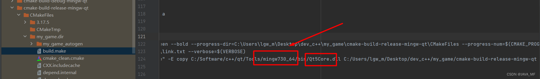 clion集成qt5报错:Error copying file : “.../Qt5Core.dll“ 解决方案_clion error copying file-CSDN博客