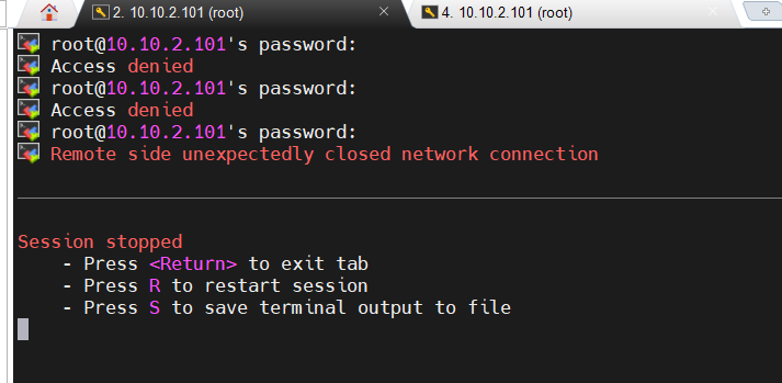 使用Mobaxterm远程root ssh登录虚拟机出现Access denied_ssh_裴欣.-华为开发者空间