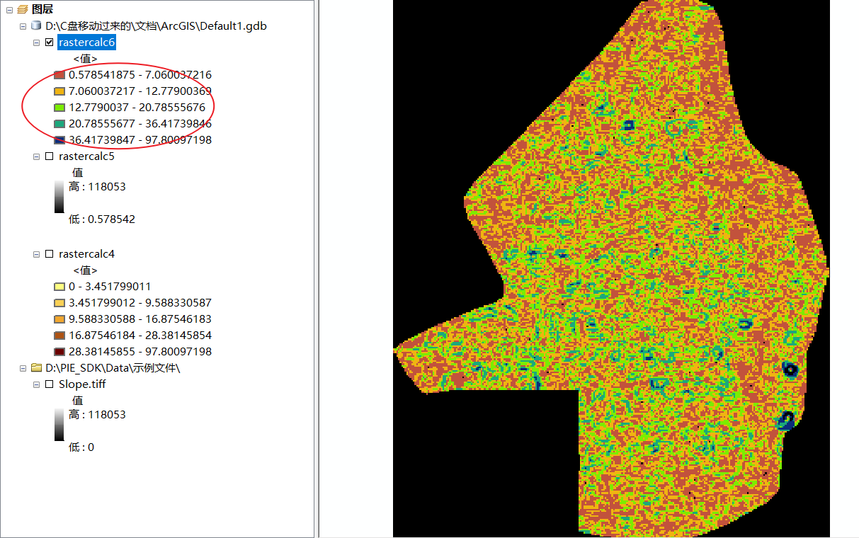 arcgis：如何舍弃栅格图像数值过大的区域_arcgis删除dem数据-CSDN博客