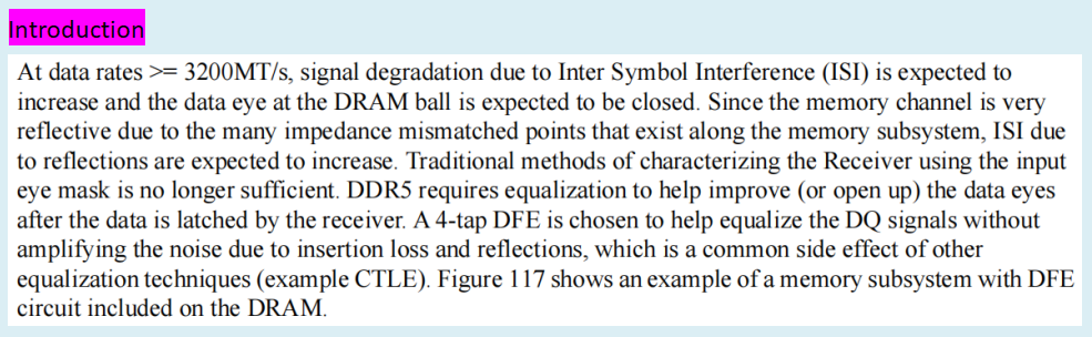 【JESD79-5之】4 DDR5 SDRAM命令描述和操作-30(decision feedback equalization)_ddr5 dfe-CSDN博客