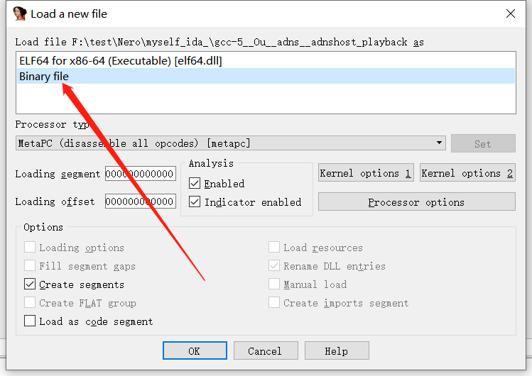 binary格式和ELF格式区别。用ida打开的样子_格式binary-CSDN博客