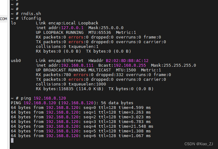 Anycloud平台使用USB RNDIS与PC联网_rndis 共享 pc 网络-CSDN博客