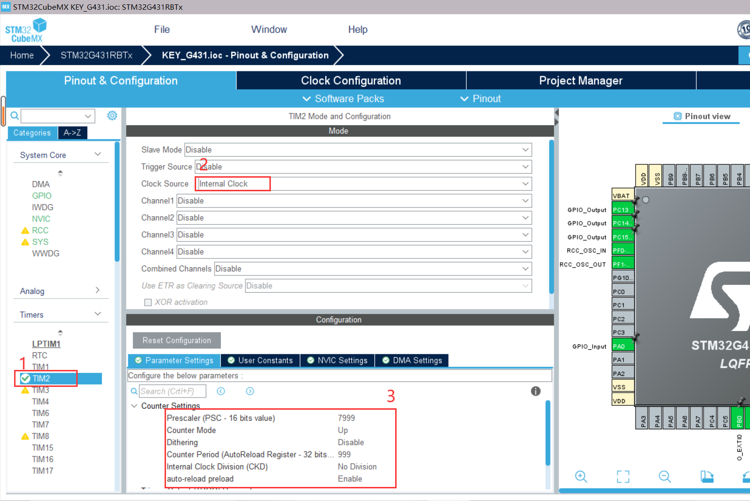 ⑤【蓝桥杯】STM32G4嵌入式竞赛实训平台（CT117E-M4）学习——定时器中断_stm32g4ct117e-CSDN博客