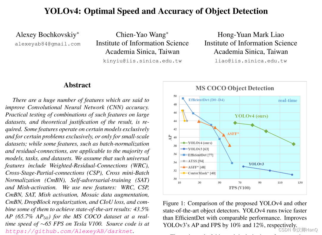 《YOLO Paper》1.0 YOLO系列论文必读论文7篇_yolo论文推荐-CSDN博客