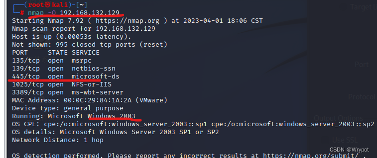 同一局域网下如何爆破另一台主机密码（kali和win2003为例）_如何使用kali通过局域网获取另一台密码-CSDN博客