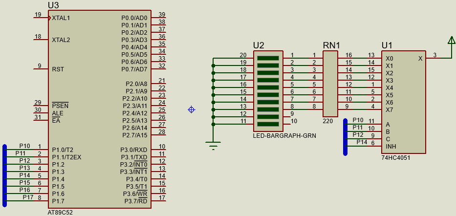 51单片机通过CD4051实现流水灯效果+Proteus仿真_4051切换程序-CSDN博客