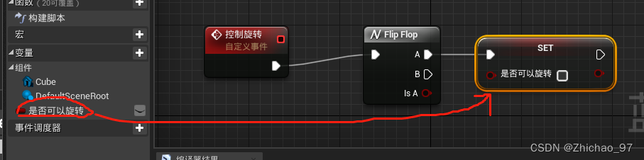 UE4 通过按键控制物体的旋转_自动执行flip flop-CSDN博客