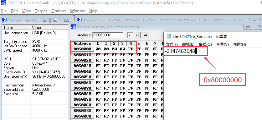 SEGGER J-Flash烧写SN号（serial number）的两种方式_stm32批量设备编号-CSDN博客