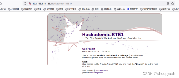 HACKADMIC-RTB1靶场（打靶流程）_hackademic.rtb1-CSDN博客