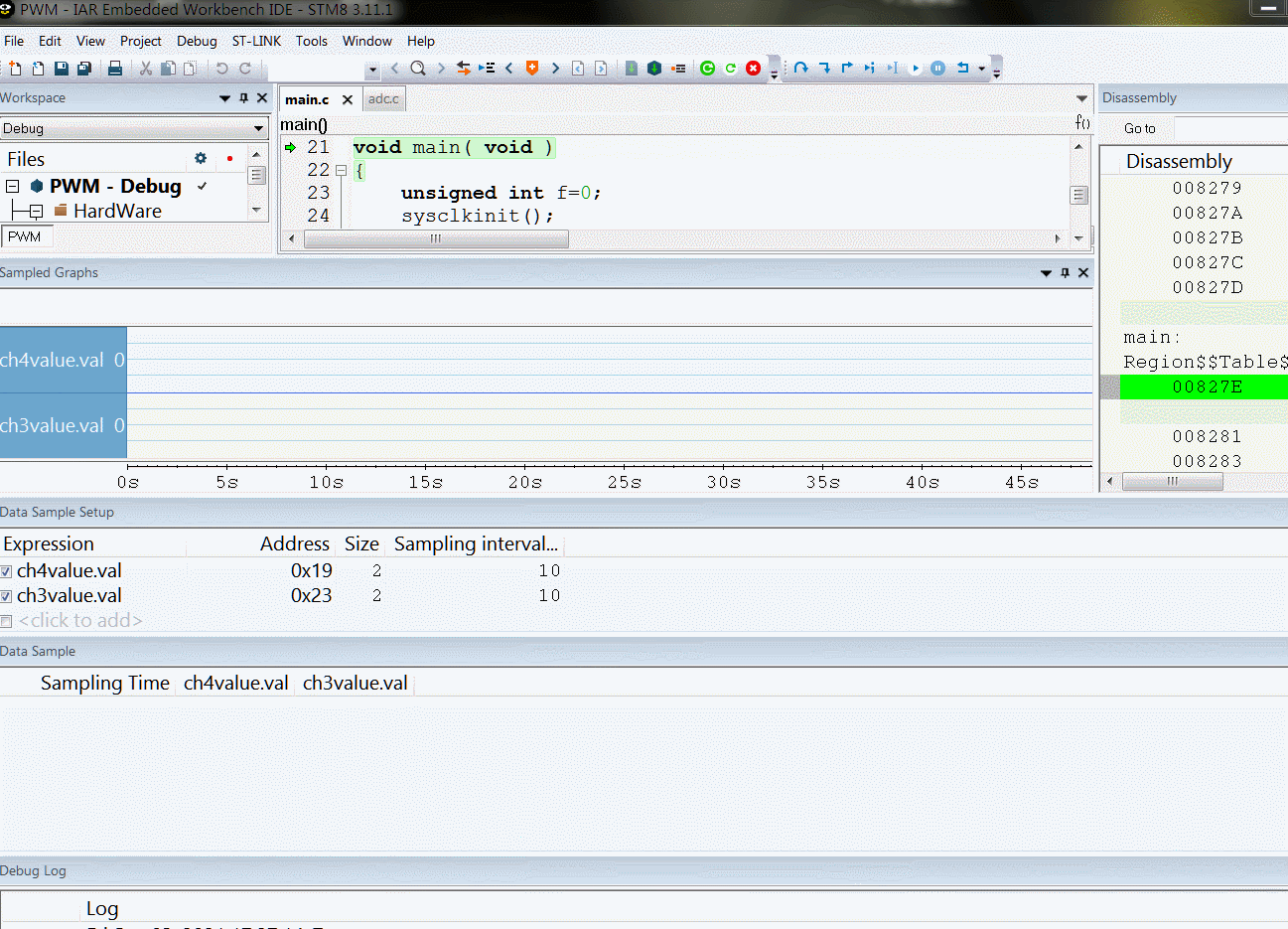 使用IAR在线调试功能显示数据变化曲线_iar查看信号曲线-CSDN博客