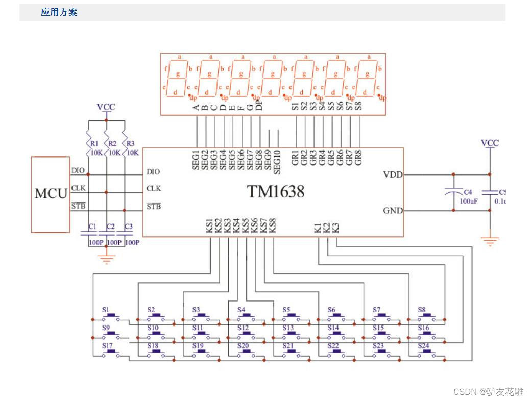 【雕爷学编程】arduino动手做（102） Tm1638按键数码管arduino Tm1638数码管显示代码 Csdn博客