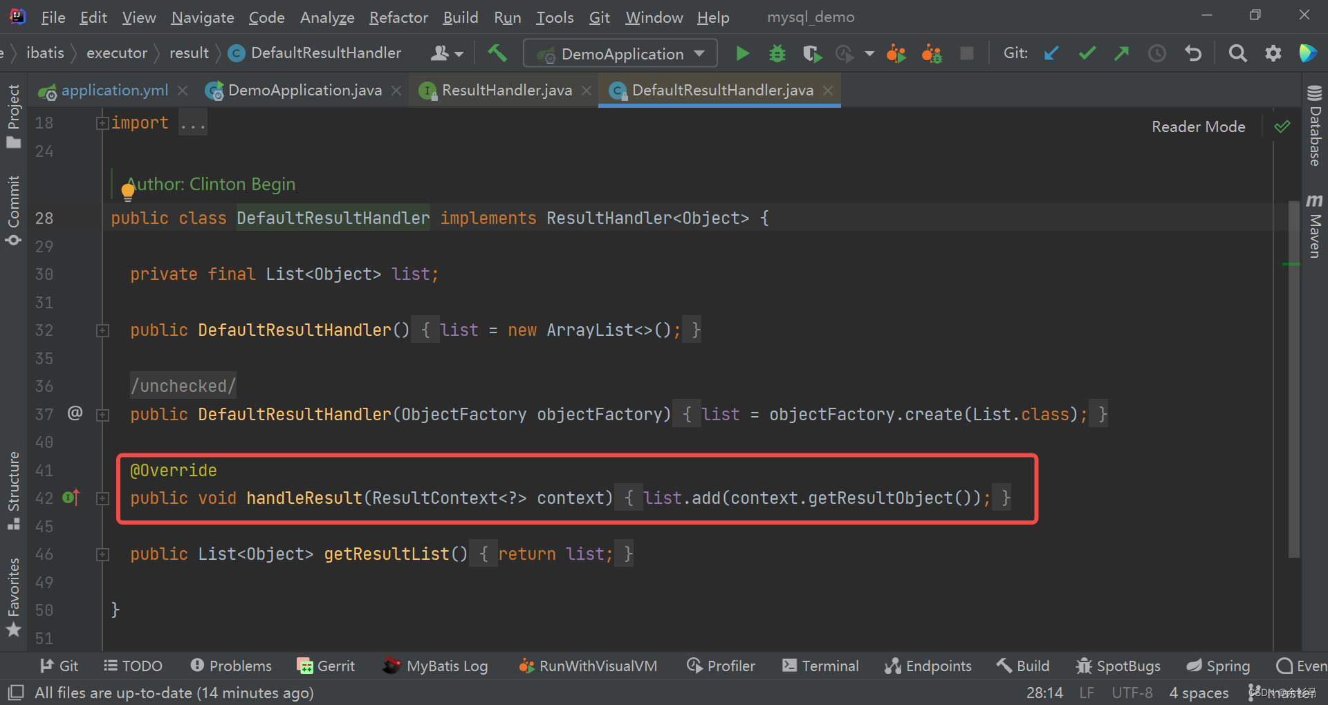 JVisualVM 性能分析与 Mybatis ResultHandler 实战_idea jvisualvm-CSDN博客