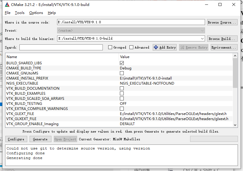 mingw qt5.14.2 编译 vtk9.1.0_qt5.14.2 qcreator 调试vtk9-CSDN博客