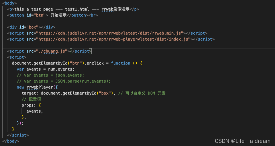 使用rrweb 回溯（页面录制，到播放）-CSDN博客