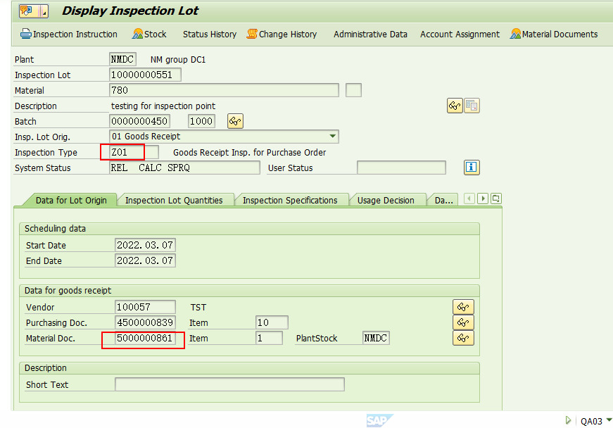 SAP QM初阶之物料主数据QM视图里的Preferred Inpspection Type_sap-qm10里面exception栏交通灯 ...