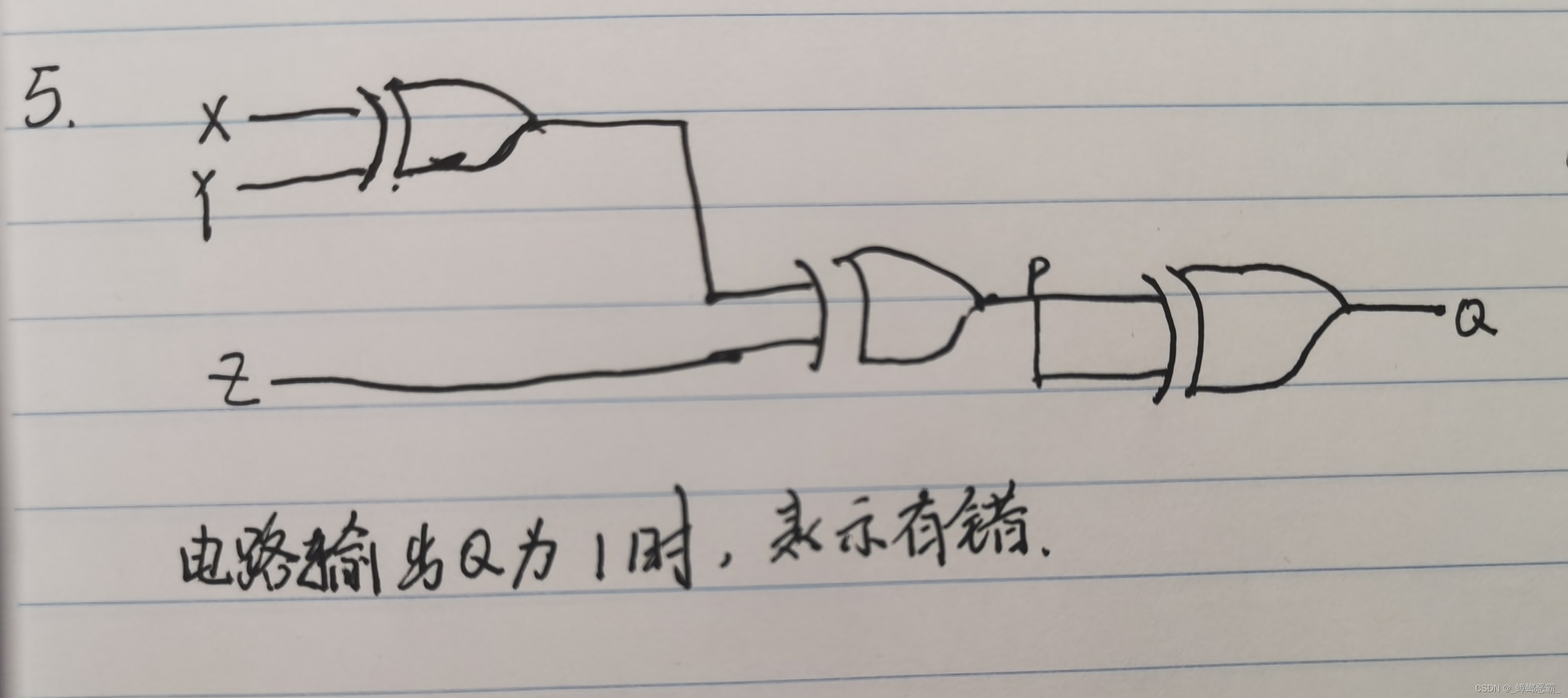 HNU-电路电子学-作业第16讲（2021级）-卡诺图化简与异或门-CSDN博客