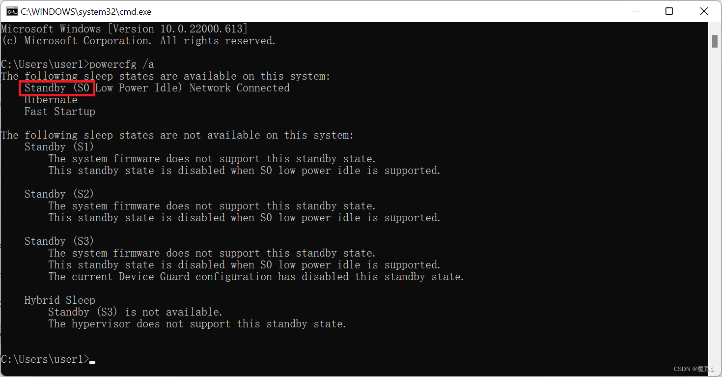 多种方式查看电脑是否支持Modern Standby_modern standby enable-CSDN博客