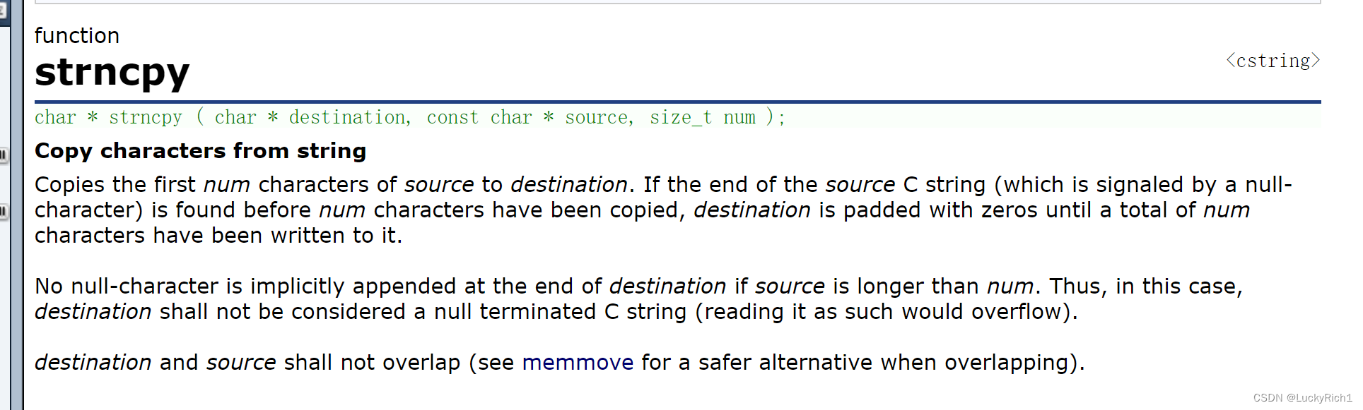 函数strncpy，strncat，strncmp的使用以及模拟实现-CSDN博客