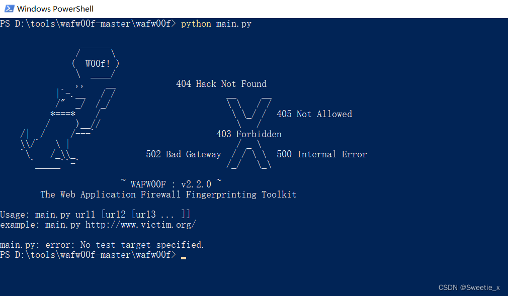 wafw00f及identYwaf的安装和简单使用_wafw00f使用教程-CSDN博客