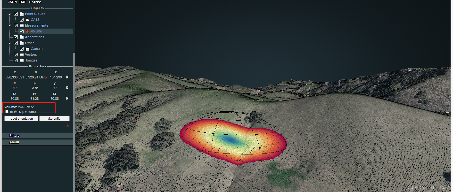Potree 中文使用手册（非官方，个人通过操作和查阅整理的）-CSDN博客