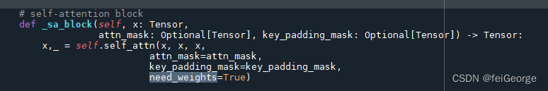 nn.transformer中的注意力权重提取，torch网络中间层提取_如何获取pytorch nn.transformer的注意力分数-CSDN博客