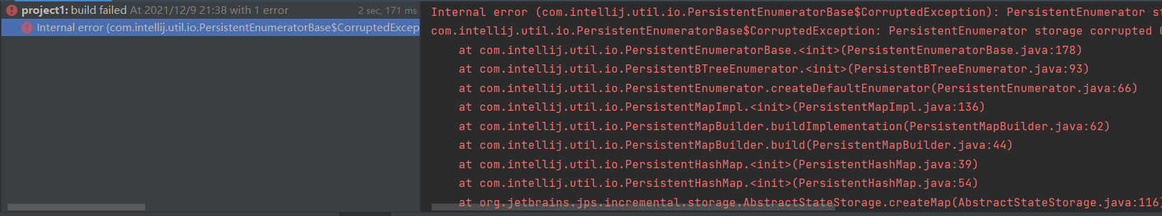 初学者IntelliJ IDEA启动不了_vfs name enumerator corrupted-CSDN博客