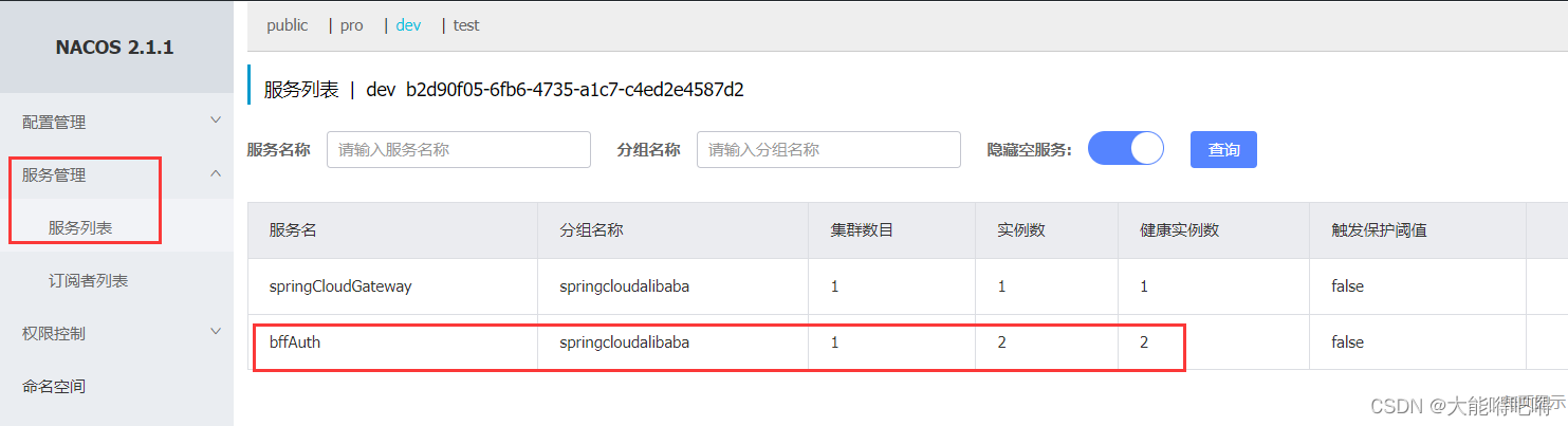 Springcloud Nacos配置(负载均衡)springcloudloadbalancernacosenabled Csdn博客