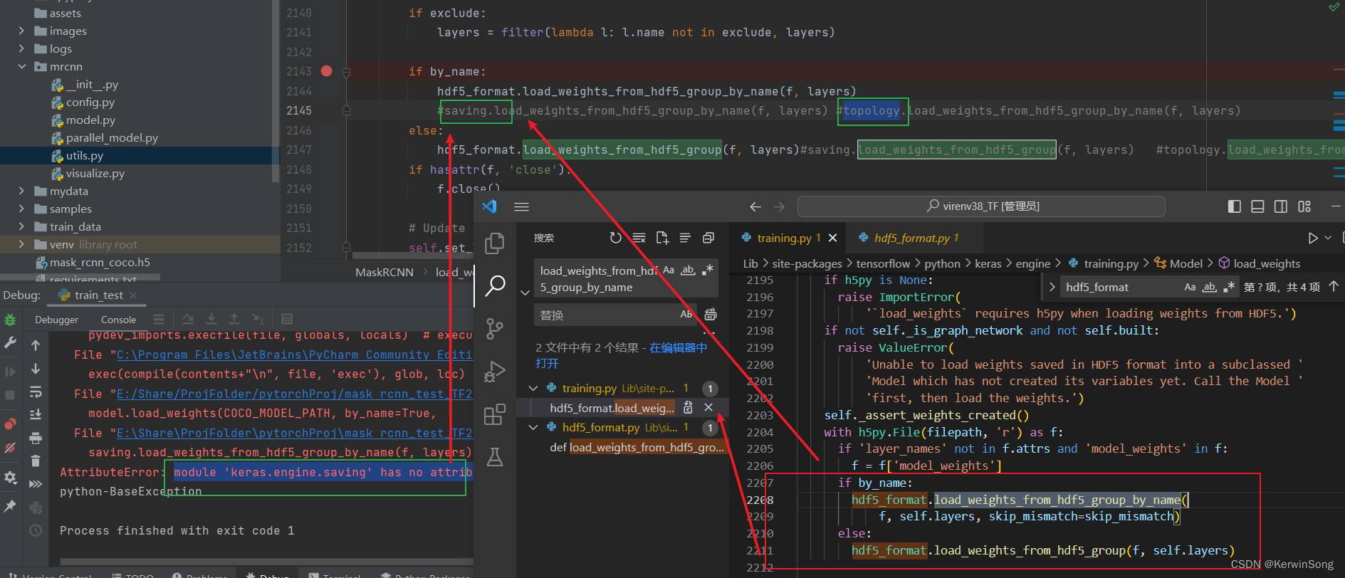 ‘keras.engine.saving / topology‘ has no attribute ‘load_weights_from_hdf5_group_by_name‘-CSDN博客
