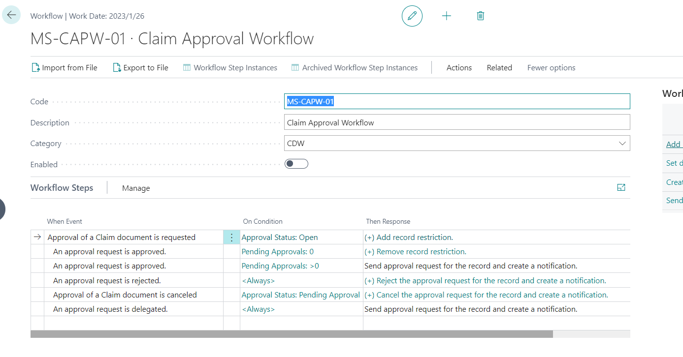 How to create a custom approval Workflow in D365 Business Central-CSDN博客
