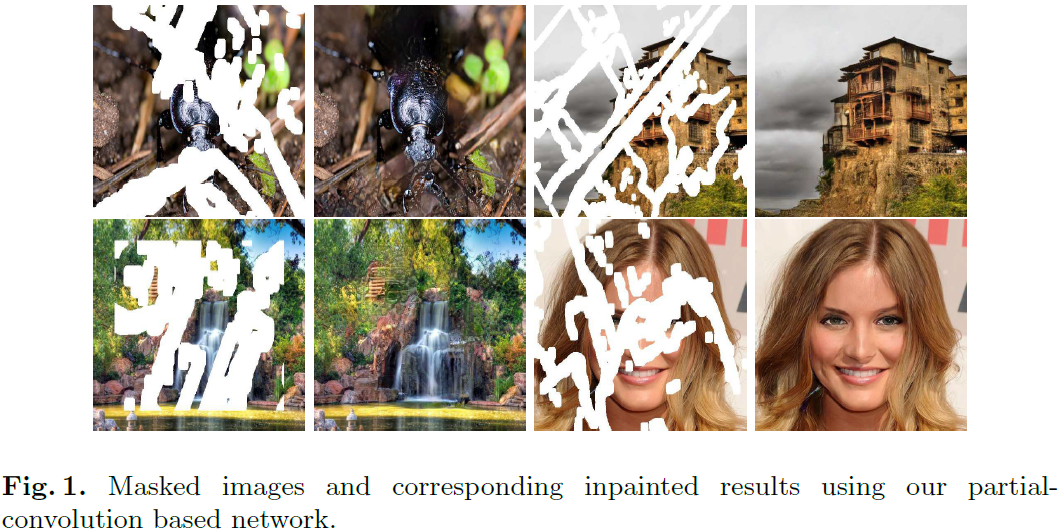【论文阅读笔记】Image Inpainting for Irregular Holes Using Partial Convolutions-CSDN博客