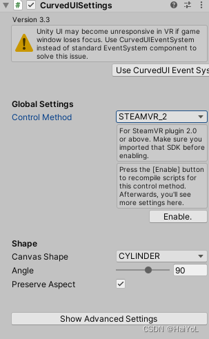 SteamVR使用Curved UI实现与UI的交互_streamvr里的ui事件用什么插件处理-CSDN博客