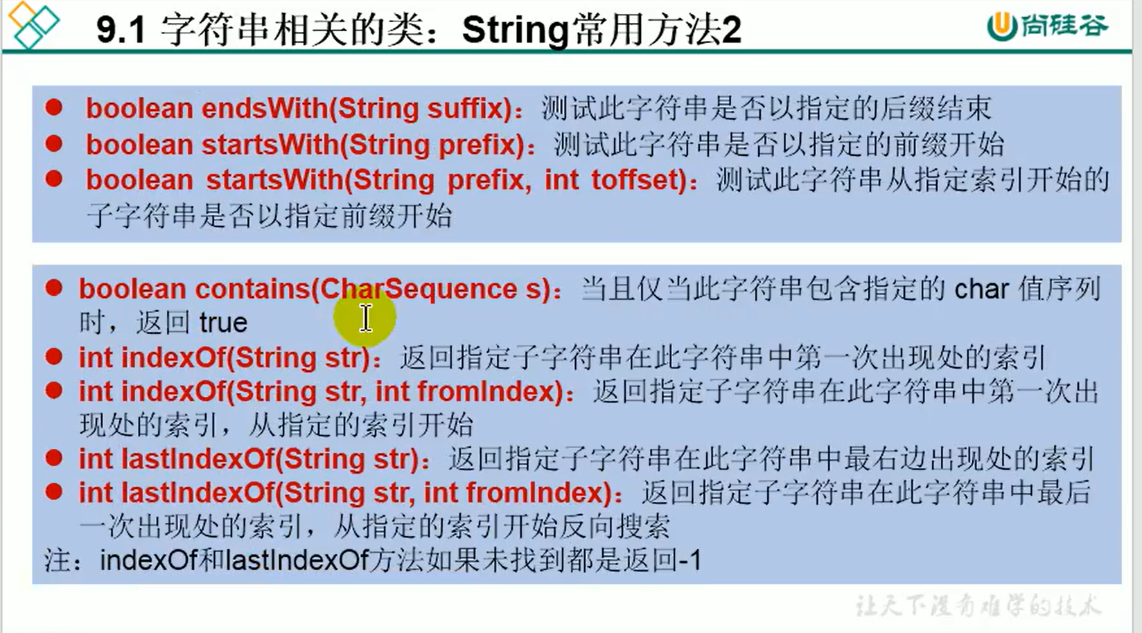 Common methods of strings in Java - Programmer Sought