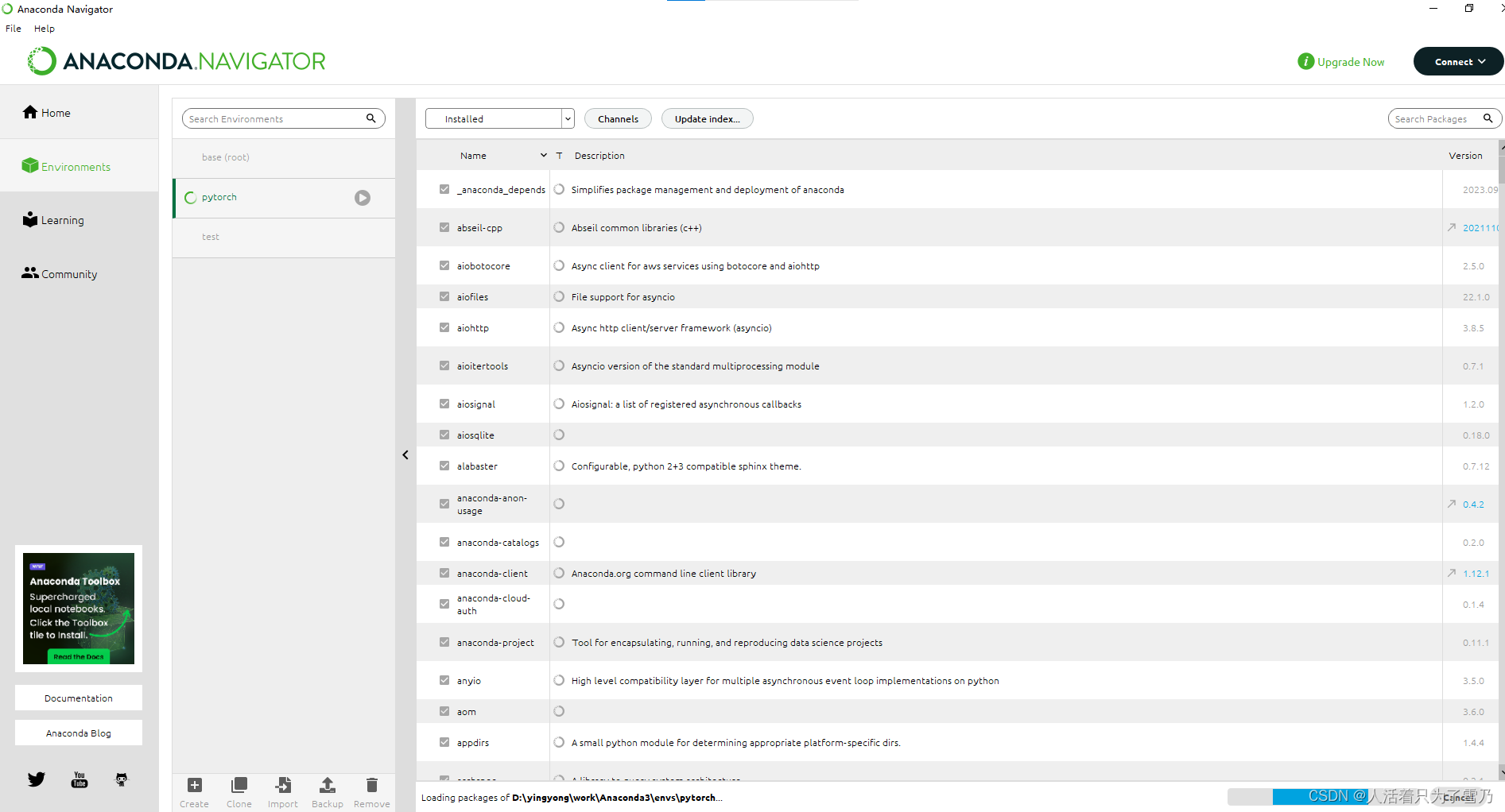 Pytorch学习（1）：最新手把手教你在Anaconda中创建虚拟环境安装Pytorch并配置Pycharm和jupyter_anaconda 创建虚拟环境 安装pytorch-CSDN博客