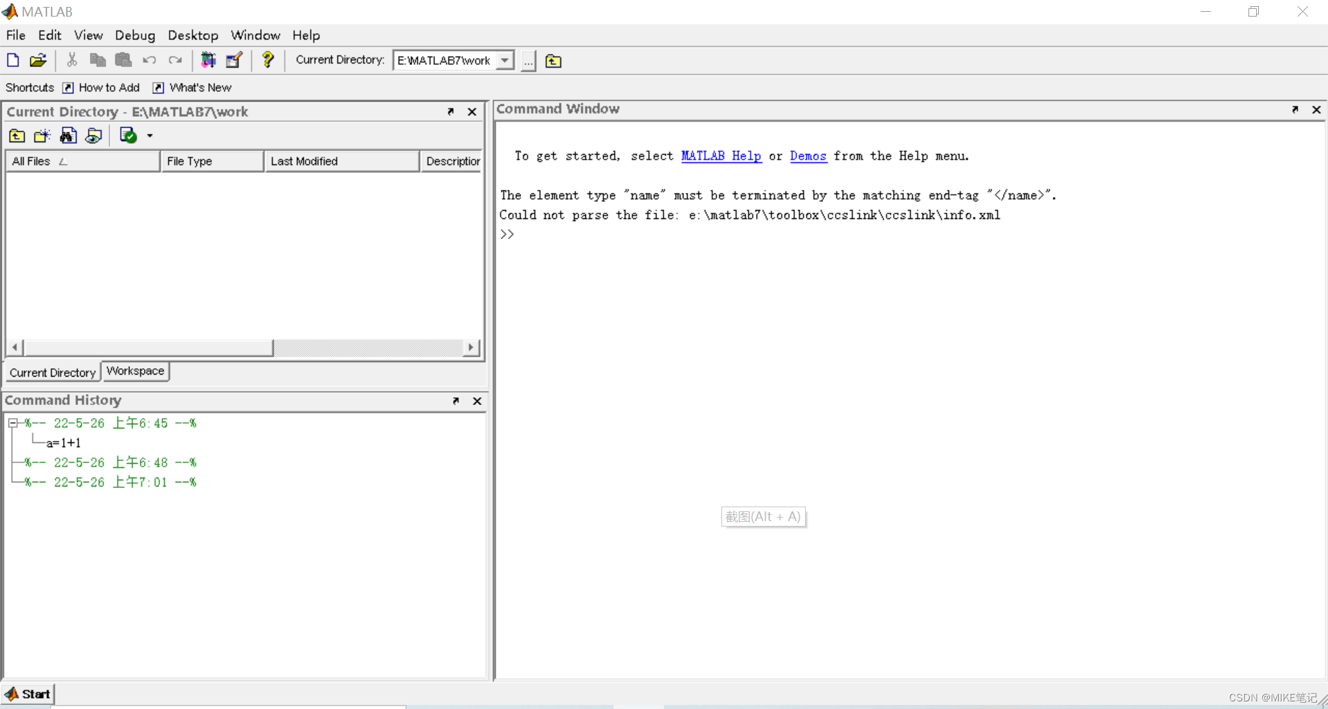 matlab7安装包+Matlab 7出现【unknown exception】解决办法—亲测可用-CSDN博客