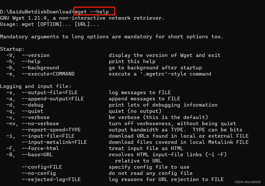 windows10 或windows11 下安装使用wget_win11安装wget-CSDN博客