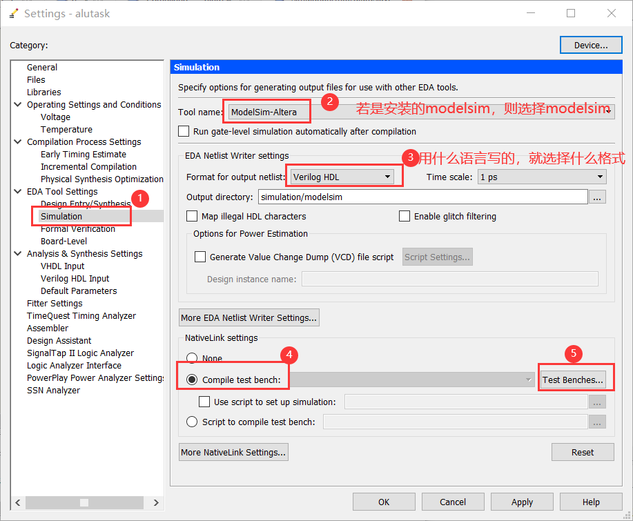 Quartus+modelsim simulation tutorial - Programmer Sought