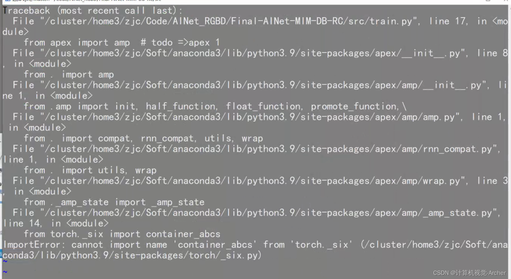 (遇到问题)安装 apex（已解决）_安装apex-CSDN博客
