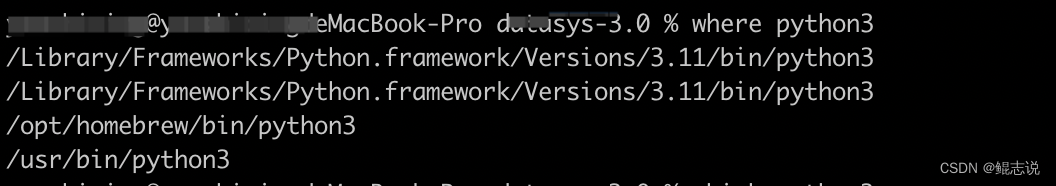 Mac：安装Python3并配置环境变量（本地多个Python版本选择配置）_mac多个python3-CSDN博客