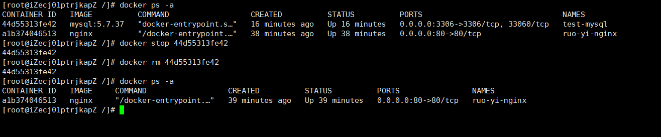 使用docker部署nginx+mysql+redis+springboot若依前后端分离项目_若依前后端分离阿里云nginx部署-CSDN博客