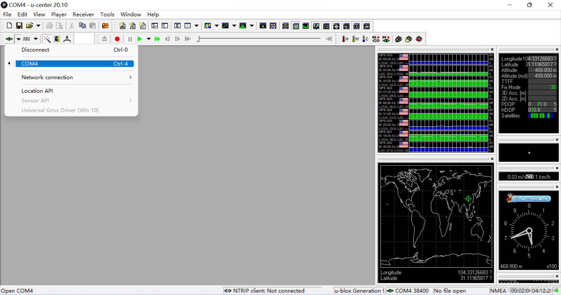 关于UBLOX ZED-F9P 流动站基础（输出波特率、输出频率）配置（上）_ublox f9p参数-CSDN博客