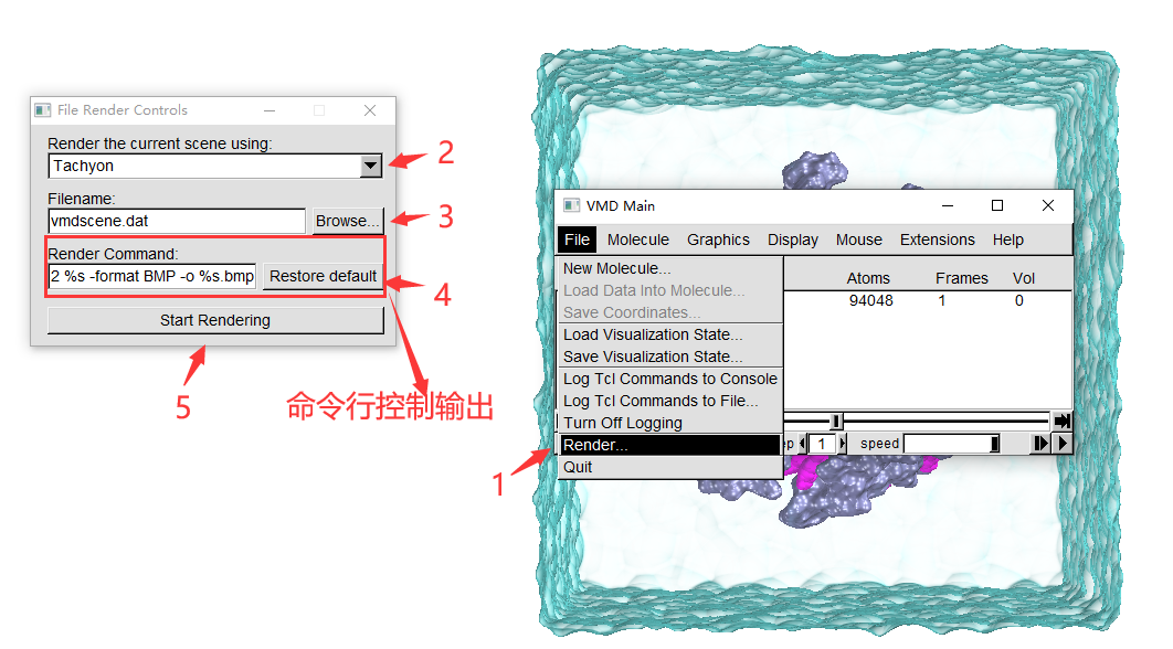 使用VMD中的Tachyon渲染出透明逼真的水盒子效果_vmd linux渲染_mt811的博客-CSDN博客