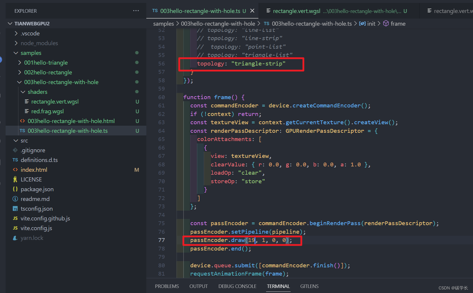 Webgpu 编码与原理(1):绘制三角形const Commandencoder Device