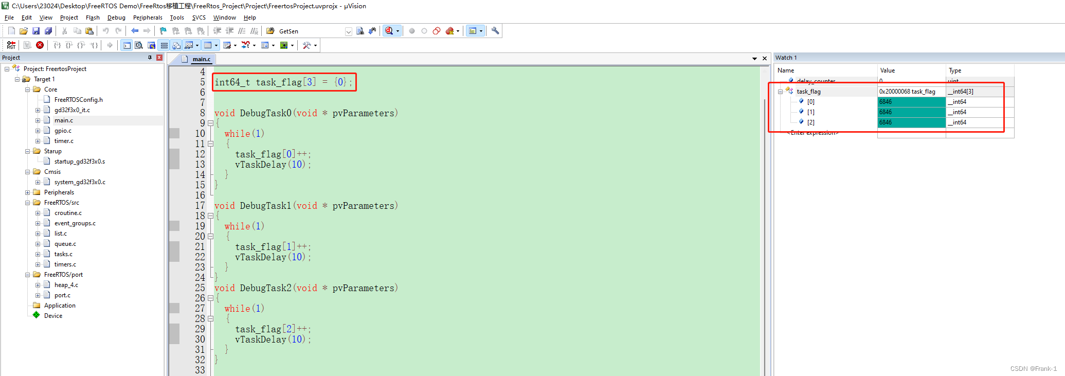 Freertos 系统移植 Freertos V9 0 0 Csdn博客
